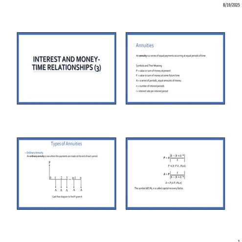 Annuities_Part 1.pdf engineering Economics | PDF