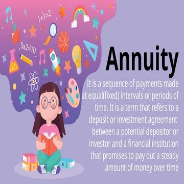 General Annuity - General Mathematics for Grade 11 | PPTX