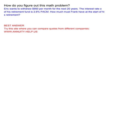 How do you figure out this math problem? | PDF