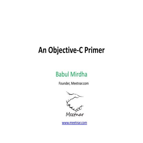 An Objective C Primer Ppt