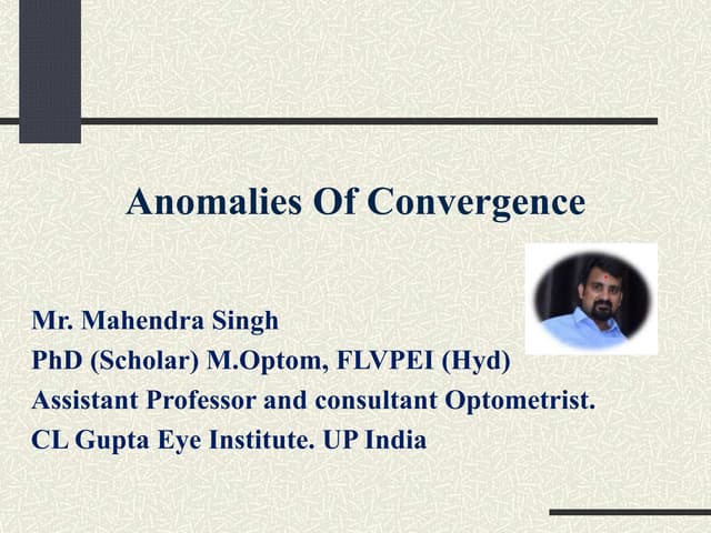 Near point of convergence | PPTX