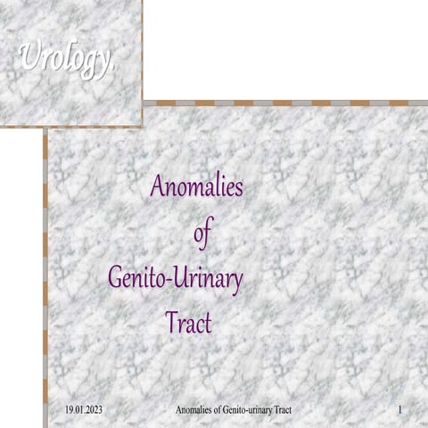 Anomalies of Genito-Urinary Tract.ppt