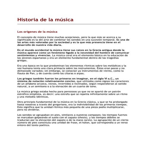 Anon historia de la musica | PDF