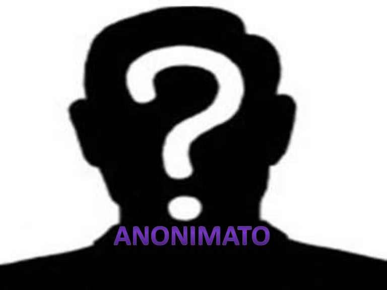 Anonimato