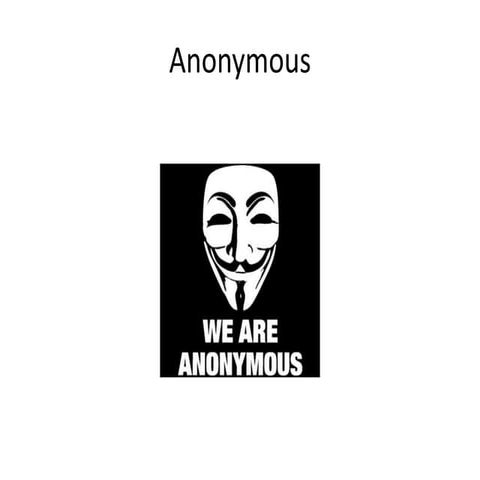 Anonymous | PPSX