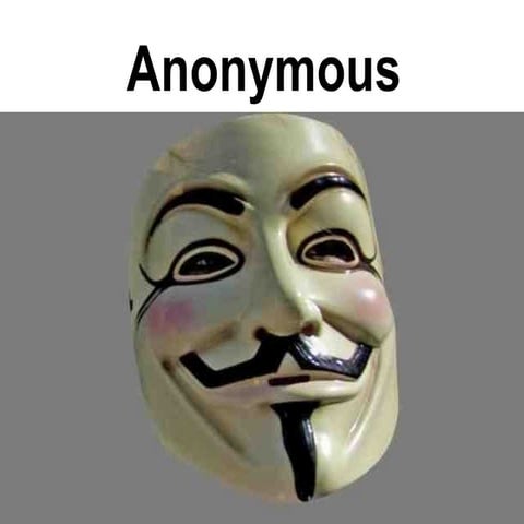 Anonymous diapositivas | PPTX