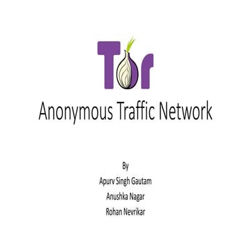 Anonymous traffic network | PPT