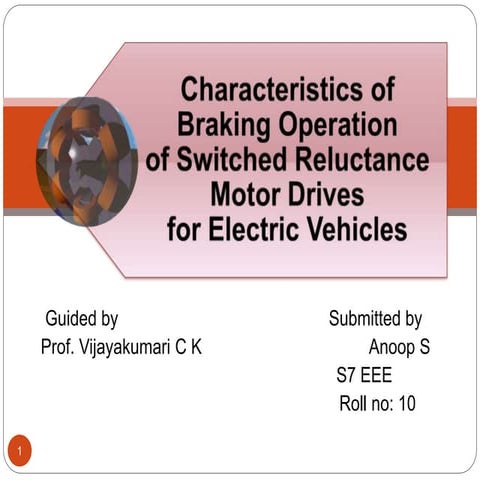 Braking Operation of SRM Drives | PPT