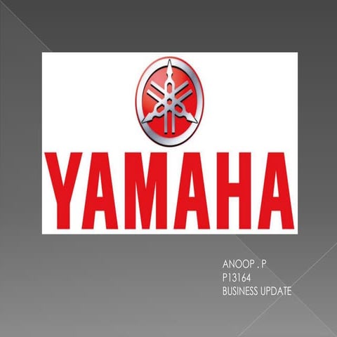 Yamaha Motorcycles | PPTX