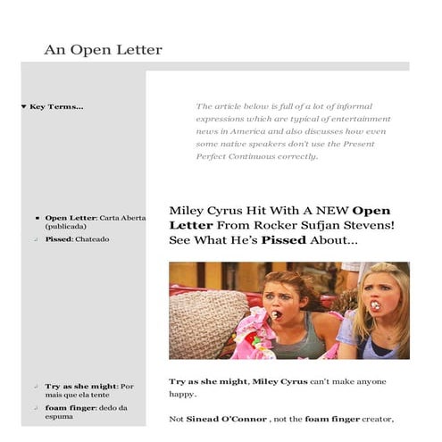 An open letter | PDF