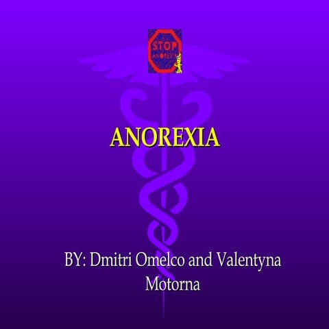 Anorexia | PPTX