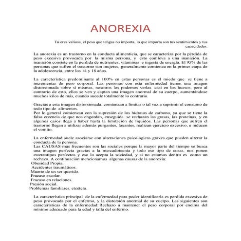 Exposicion anorexia | ODP