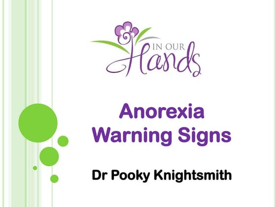 Anorexia warning signs | PPT