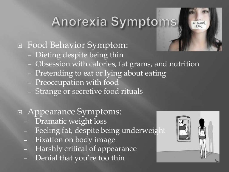 Anorexia Symptoms