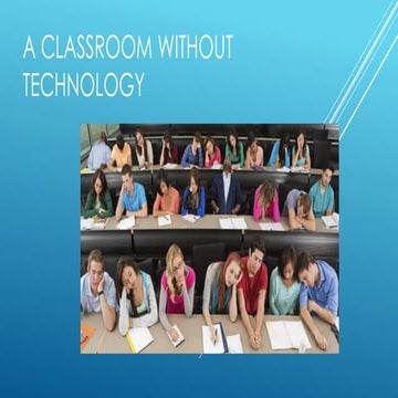 A normal class room without technology | PPTX