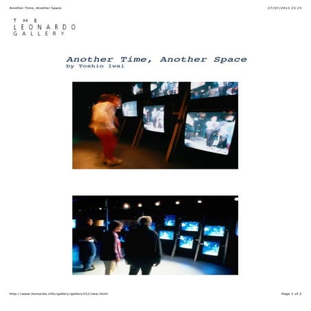 Another time, another space | PDF