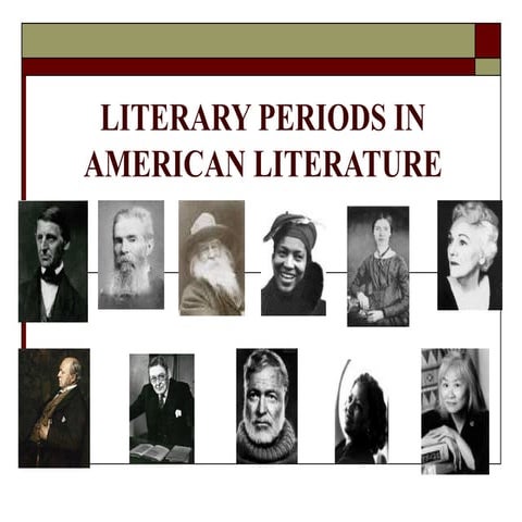 AN OUTLINE OF AMERICAN LITERATURE-1.ppsx