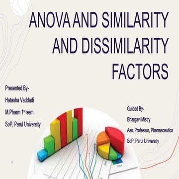 ANOVA AND F1,F2 SIMILARITY AND DISSIMILARITY FACTORS | PPTX