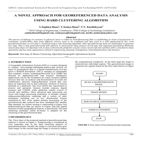A Novel Approach For Georeferenced Data Analysis Using Soft Clustering Algorithm Pdf