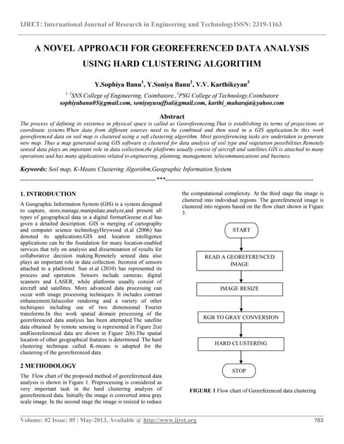 A Novel Approach For Georeferenced Data Analysis Using Soft Clustering Algorithm Pdf