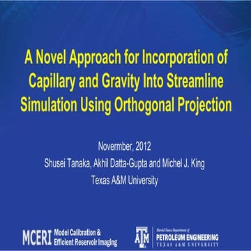 A novel approach for incorporation of capillary and gravity into ...