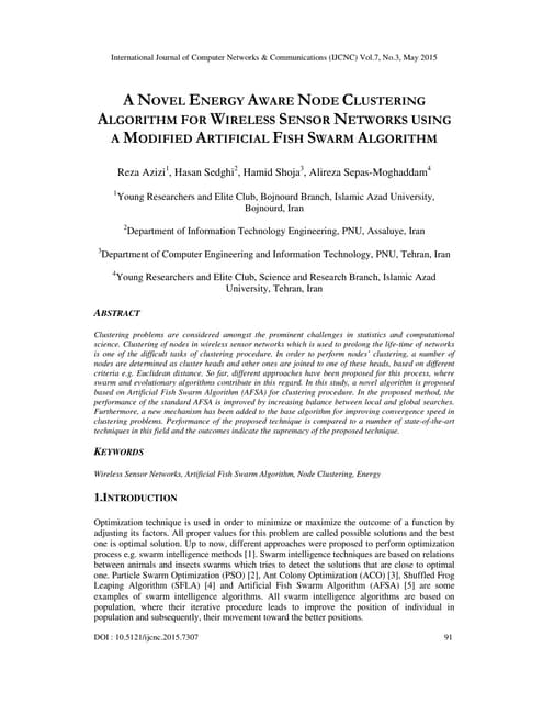 A Novel Energy Aware Node Clustering Pdf Free Download
