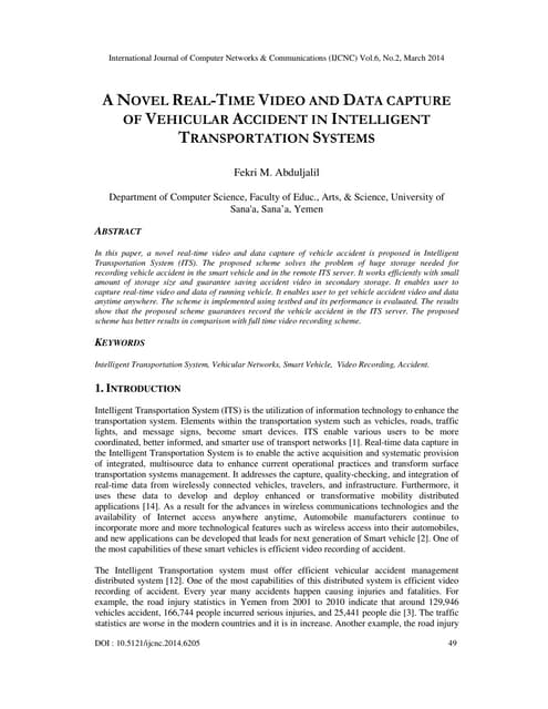 Vehicle monitoring and surveillance | PPT
