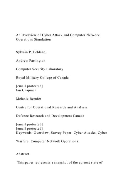 Network Centric Warfare | PPT | Computer Networking | Computing