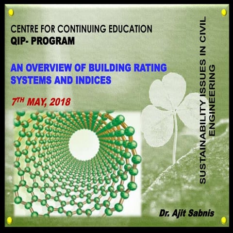 An overview of green building rating systems iisc cce 1 | PDF