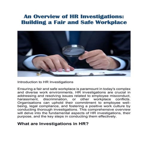 An Overview of HR Investigations - Building a Fair and Safe Workplace.pdf