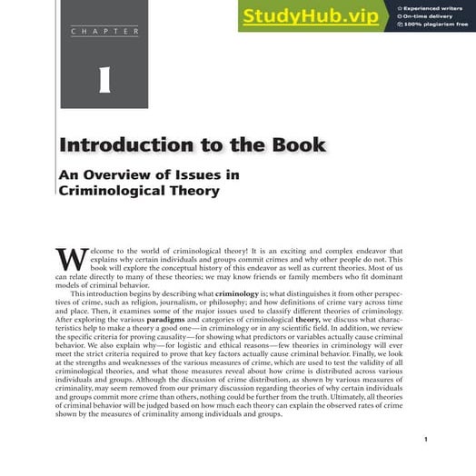 THeories-of-Crime-Causation-Module LEA 02 | PDF