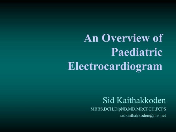 Ecg for Nurses... | PPT