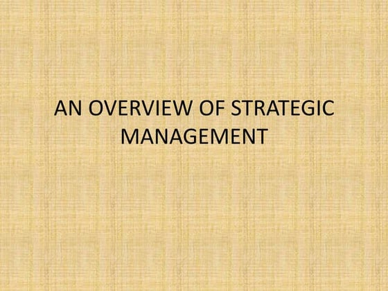 Strategic Management Previous Year Question Paper Pdf