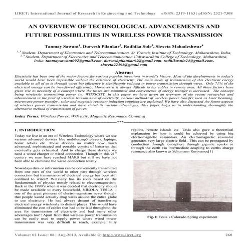 An overview of technological advancements and future possibilities in ...