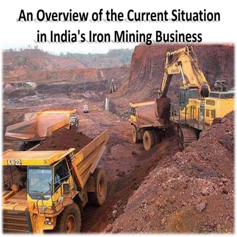 Iron ore market scenario in mining | PPTX