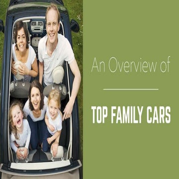 An Overview of Top Family Cars | PPTX