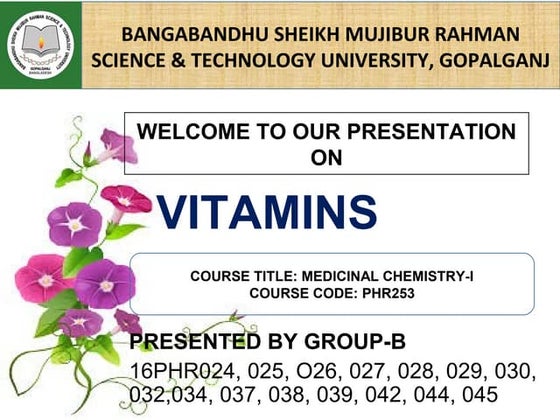 Vitamins in fish | PPTX | Nutrition | Healthy Living