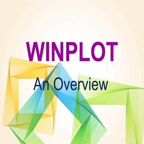 An Overview on Winplot 1.pptx | 3-D Graphics | Computer Software and Applications