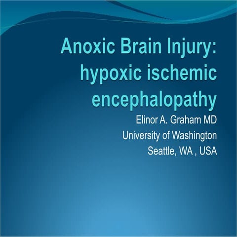Anoxic brain injury | PPT