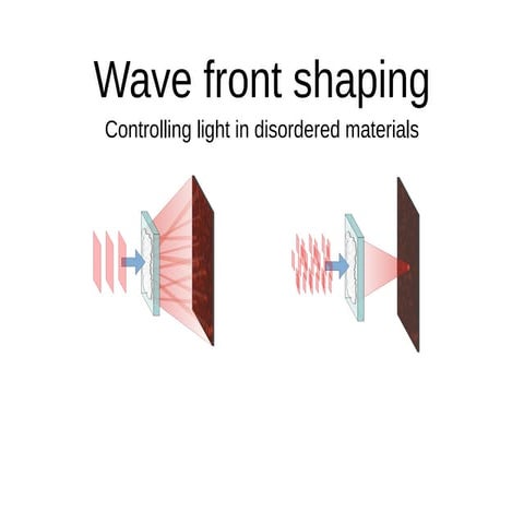 Wavefrontshaping: Controlling light in disordered materials | PDF
