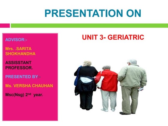 Concepts and theories of aging | PPTX