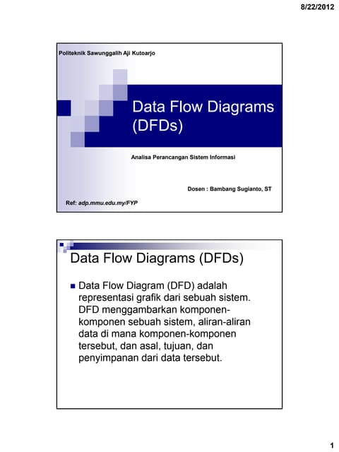 Data Flow Diagram Example | PPSX