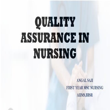 ANP QA IN NURSING .ppt Advanced Nursing Practice | PPTX