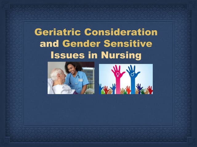 The aging ppt | PPTX