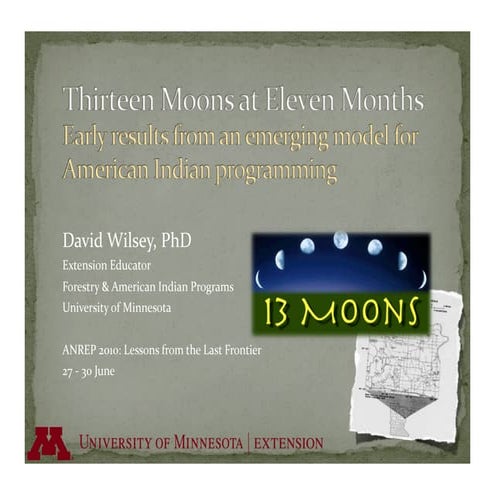 Thirteen Moons at Eleven Months | PDF