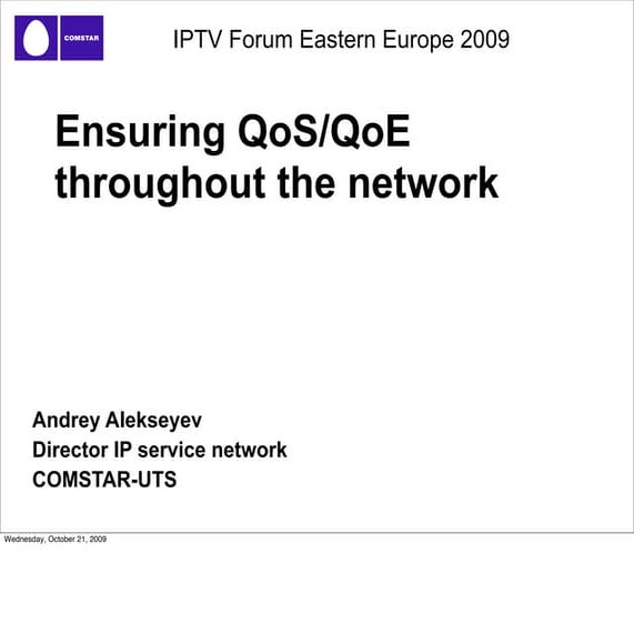 Comstar IPTV | PPT