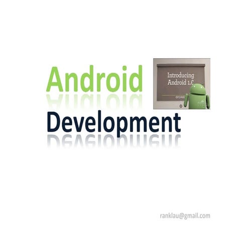 Anroid development part.1 | PPT