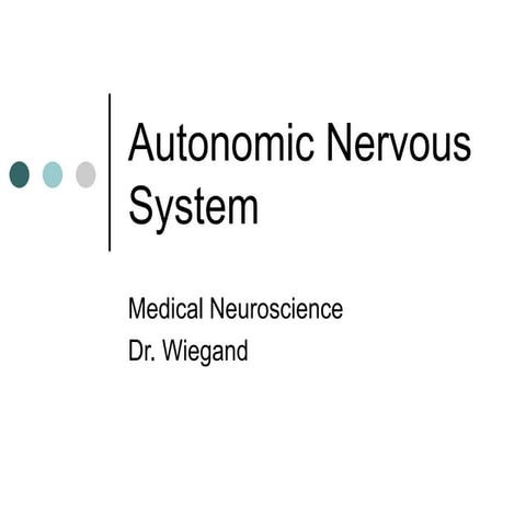 Autonomic nervous_systems and its explanation | PPT