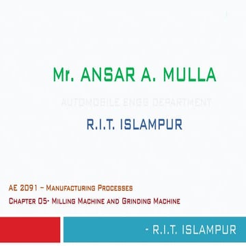 MP-1 Grinding Machine | PPTX