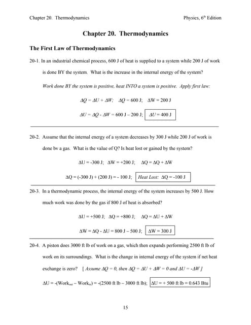 Chapter 15=Thermodynamics | PPTX